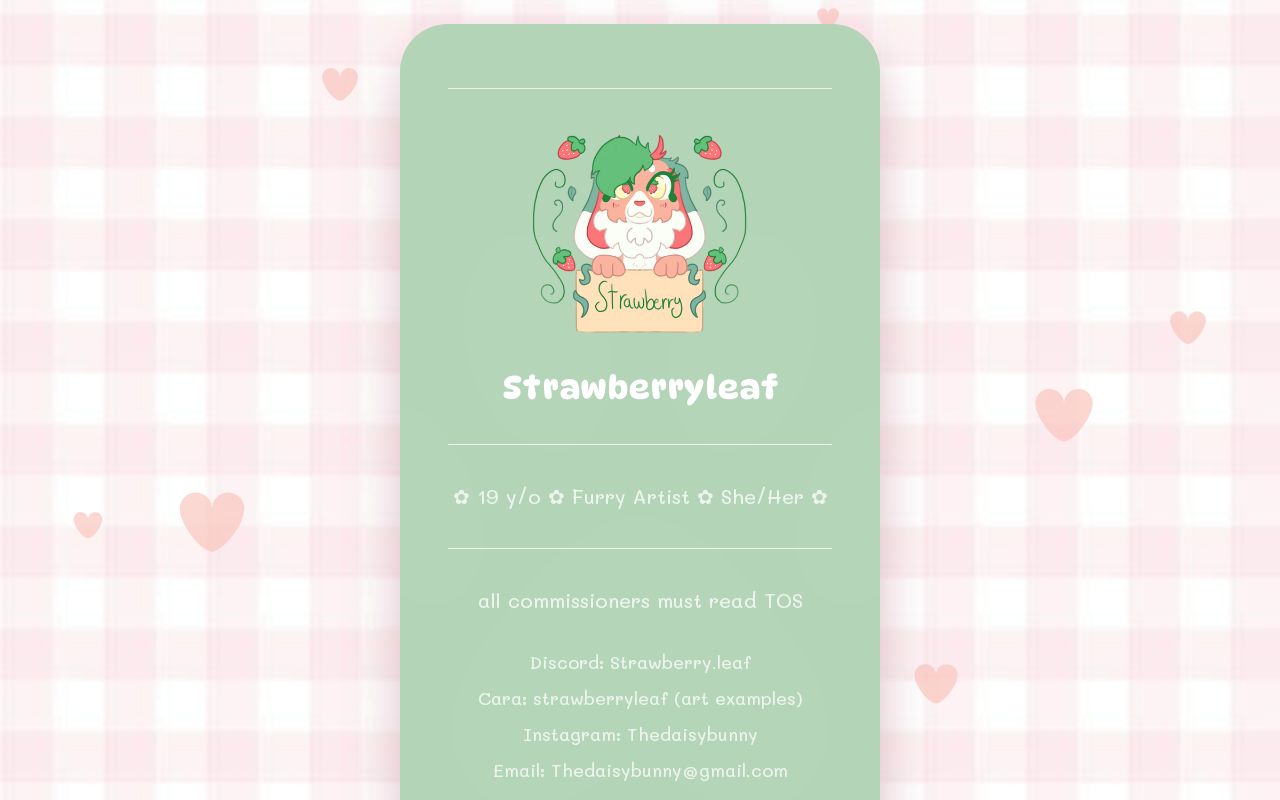 Strawberryleaf Commissions